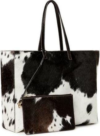 Saison 1865 Sac Cabas Ginow imprimé en cuir