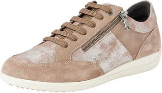 Geox Femme D Myria C Basket, DK Taupe, 35 EU