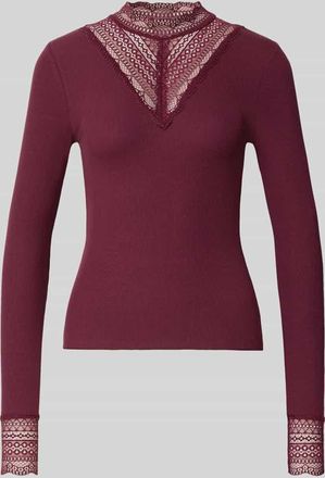 Only Slim Fit Langarmshirt aus Viskose-Mix Modell TILDE