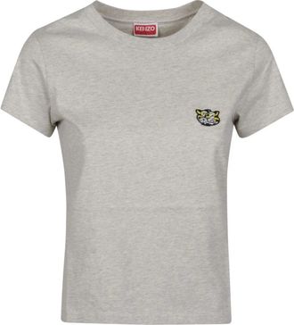 Kenzo Femme, Tops, Gris, Taille: 40 FR Gots Wild Tiger Classic T-Shirt