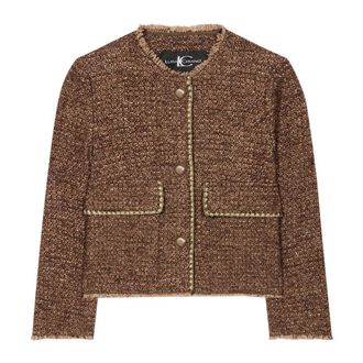 Luisa Cerano Stilvolle Tweedjacke - - Jackets - Damen - Braun - L