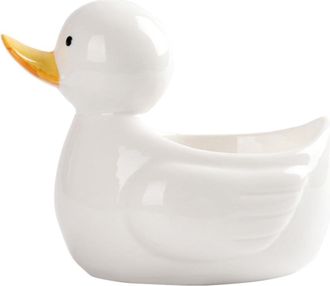 Cabilock Schüssel Ente Form Keramik Dessert Schüssel Cartoon Tier Snack Schüssel Frühstück Sushi Schüssel Gewürz Schalen mit Essst?bchen Rest für Salat Pudding