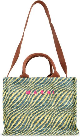 Marni Femme, Sacs, Vert, Taille: ONE Size Logo Bag
