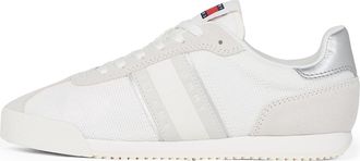 Tommy Jeans Damen Runner Sneaker Profile Low Top, Weiß (Ecru), 42