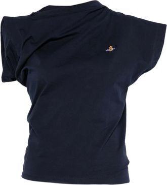 Vivienne Westwood Femme, Tops, Bleu, Taille: 42 FR Hebo Top