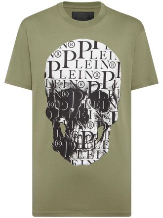 Philipp Plein t-shirt à imprimé graphique - Vert