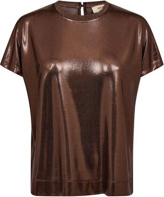 Mos Mosh T-Shirt MMNivola O-neck Metallic