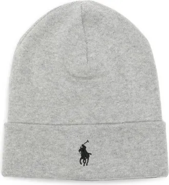 Polo Ralph Lauren Bonnet brod&eacute; du logo - Homme - Accessoires - Gris - Taille: ONE Size