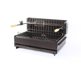 Le Marquier Le Marquier - Barbecue Charbon Vulcain Tournebroche 61cm x 33cm