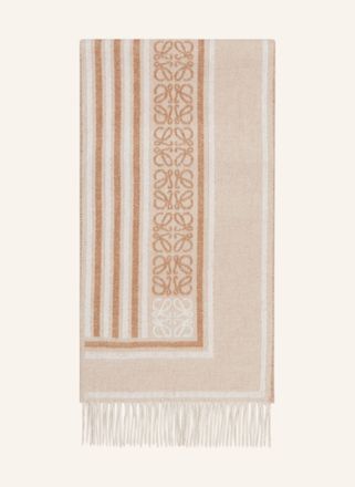 Loewe Schal Mit Cashmere beige