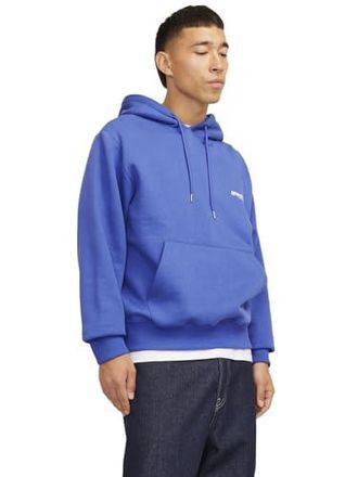 Jack & Jones Sweat &agrave; Capuche Sweat &agrave; Capuche Impression arri&egrave;re Beaucoup Blue M Beaucoup Blue M