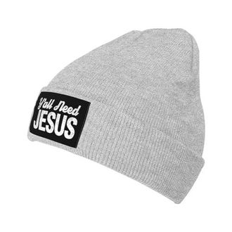 Generic Doux Bonnet Souple Tricot&eacute;, Vous Avez Tous Besoin de J&eacute;sus, Extensible Beanie Hats, Tricoter Chapeau pour Sports, Femme, Ski