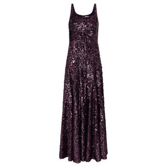 Paco Rabanne Pflaume Pailletten Gown Kleid - - Dresses - Damen - Lila - XS