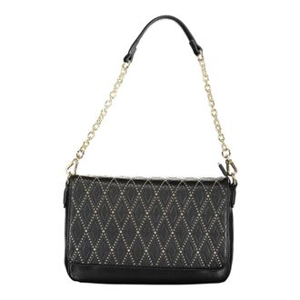 Mario Valentino Femme, Sacs, Noir, Taille: ONE Size Sac &agrave; Bandouli&egrave;re Noir avec Bandouli&egrave;re en Cha&icirc;ne