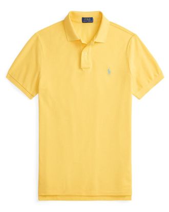 Ralph Lauren Piqu&eacute;-Poloshirt aus Baumwolle mit Logo-Stickerei, Slim Fit in