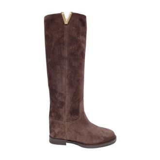Via Roma 15 Stivale 2568 con zeppa interna - - Shoes - Damen - Braun - 40 EU