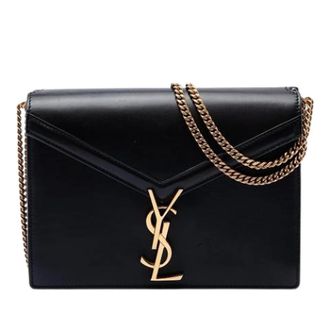Saint Laurent Sac port&eacute; &eacute;paule Cassandra Pre-owned - Femme - Pre-owned - Noir - Taille: ONE Size