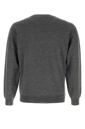 Fedeli Virgin Wool Sweater - Gray