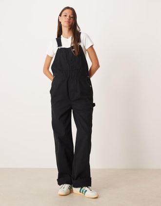 Dickies Salopette ample en toile - Noir