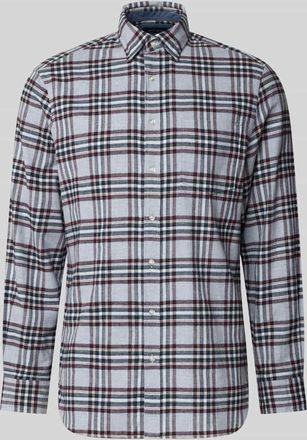 Christian Berg Slim Fit Freizeithemd mit Kentkragen