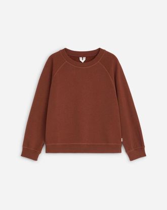 Arket Sweatshirt Aus Baumwolle -Rot