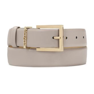 Kazar Grauer G&uuml;rtel mit Metallschlaufe mit Logo - - Accessories - Damen - Grau - 110 CM