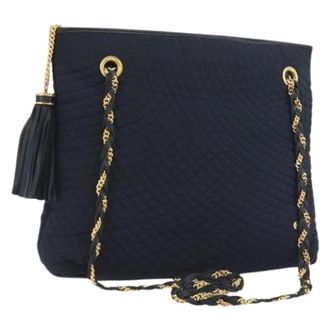 Bally Pre-owned Nylon Shoulder Bag - - Pre-owned - Damen - Blau - ONE SIZE