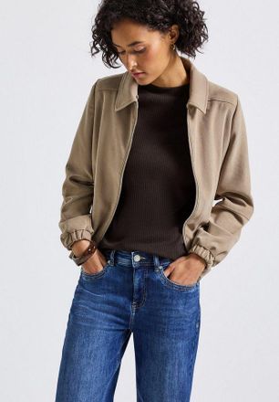 Street One T-Shirt mit Rippstruktur, Sommershirt