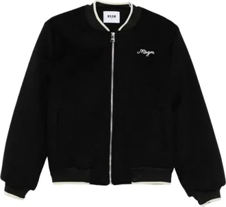 Msgm College Jacket - Black