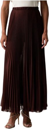 Patrizia Pepe Jupe Longue - Femme - Jupes - Brun - Taille: 36 FR
