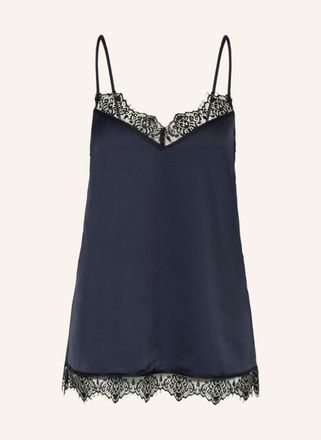 Simone P&eacute;r&egrave;le Simone P&eacute;r&egrave;le Schlaftop Satin Secrets Aus Satin blau