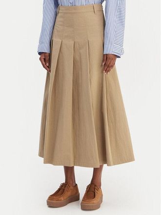 Max Mara Trapezf&ouml;rmiger Rock Orme 2615101111 Beige Regular Fit