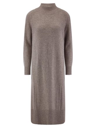 Day Like Strickkleid Stehkragen DAY.LIKE beige