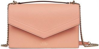 Smythson Panama Envelope Shoulder Bag - Pink