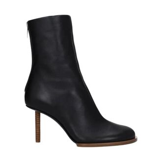 Jacquemus Femme, Chaussures, Noir, Taille: 39 EU Bottines en cuir chic