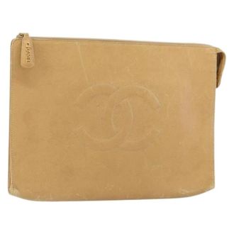 Chanel Pochette Vintage doccasion - Femme - Pre-owned - Beige - Taille: ONE Size