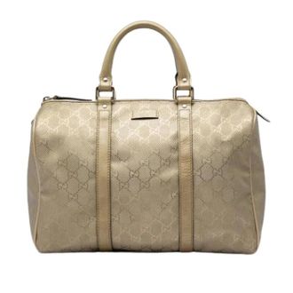 Gucci Sac Boston Pre-owned - Femme - Pre-owned - Beige - Taille: ONE Size