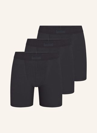 SKIMS Skims 3er-Pack Boxershorts Skims Cotton schwarz
