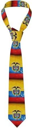 Generic Cravate Pour Hommes Magnifique Drapeau De La Colombie Classique Cravates &Eacute;l&eacute;gant Cravate Pour F&ecirc;te L&Eacute;cole Accessoires