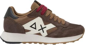 Sun 68 Homme, Chaussures, Multicolore, Taille: 41 EU Baskets en nylon et daim avec d&eacute;tails en cuir