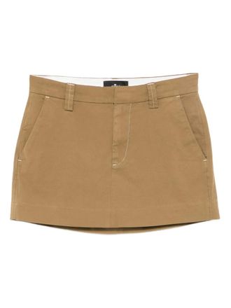 7 For All Mankind minijupe Milly Chino - Tons neutres