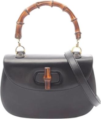 Gucci Sac &agrave; main vintage doccasion - Femme - Pre-owned - Noir - Taille: ONE Size