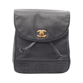 Chanel Pre-owned Vintage Rucksack - - Pre-owned - Damen - Schwarzk - ONE SIZE