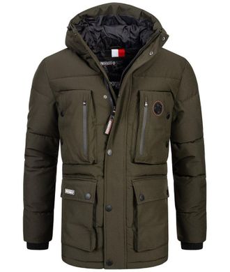 Geographical Norway Winterjacke Herren Winterjacke Parka mit Kapuze H-241