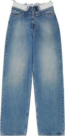 Maison Margiela Femme, Jeans, Bleu, Taille: W25 Jean Jambe Droite