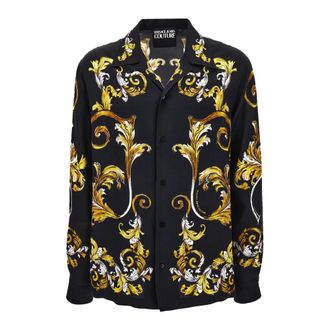 Versace Jeans Couture Shirts Schwarz - - Shirts - Herren - Schwarzk - L