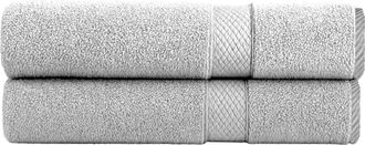 Egeria Diamant Duschtuch, 70 x 140 cm, weiches, hoch absorbierendes, schnell trocknendes Duschtuch, gro&szlig; f&uuml;r den t&auml;glichen Gebrauch, 2er-Pack, Rock