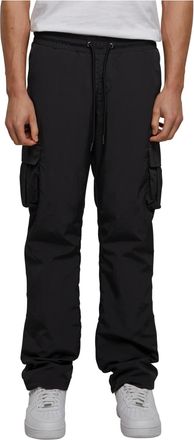 Urban Classics Herren Hose Straight Leg Nylon Cargo Pants Black 5XL
