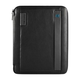 Piquadro Schlankes A4 Rei&szlig;verschluss Notizbuch - - Bags - Damen - Schwarzk - ONE SIZE