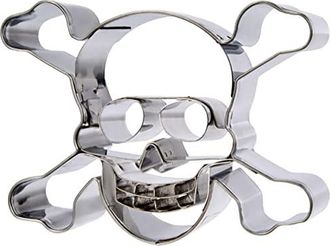 Städter Totenkopf 9 cm Edelstahl, Silber